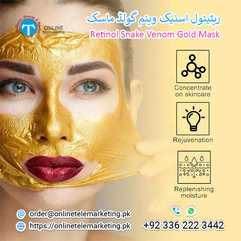 Retinol Snake Venom Gold Mask - Online Telemarketing Store